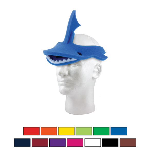 Promotional Logo Foam Shark Visor