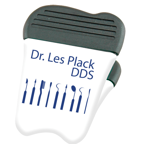 Tooth Shaped Dental Magnet Clipwith Logo