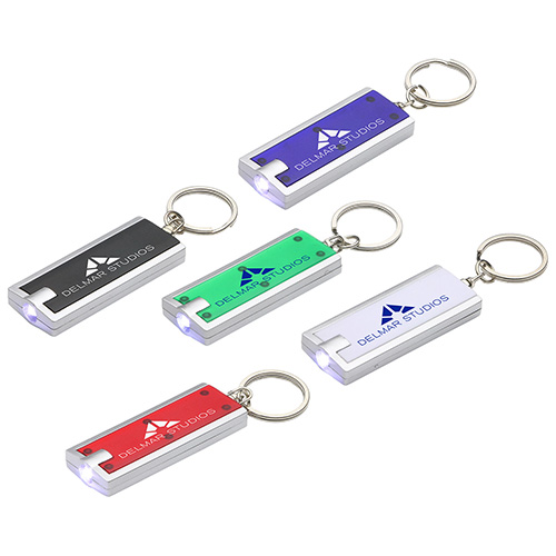 Custom Printed Handy Dandy Compact LED Flashlight Keychains