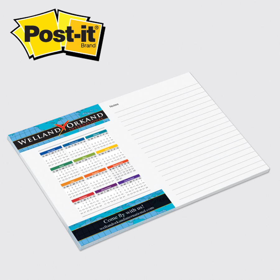 Custom Imprinted 6" x 8" Full Color Post It Notes - 50 sheets