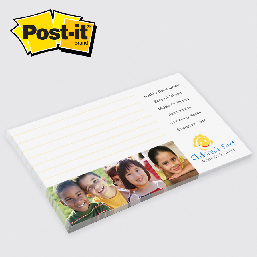 Custom Imprinted 3" x 5" Post It Notes