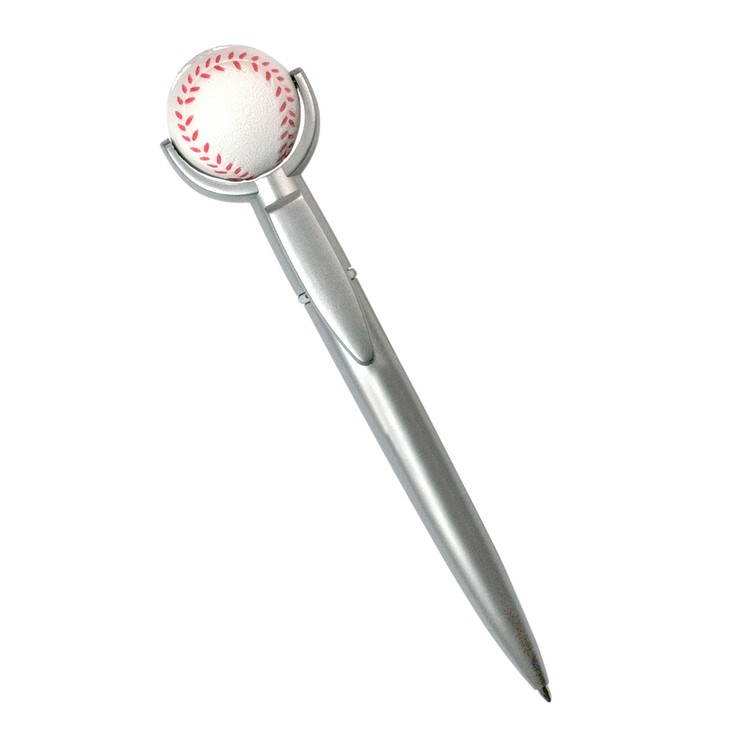 Promotional Baseball Squeezie Topped Pens