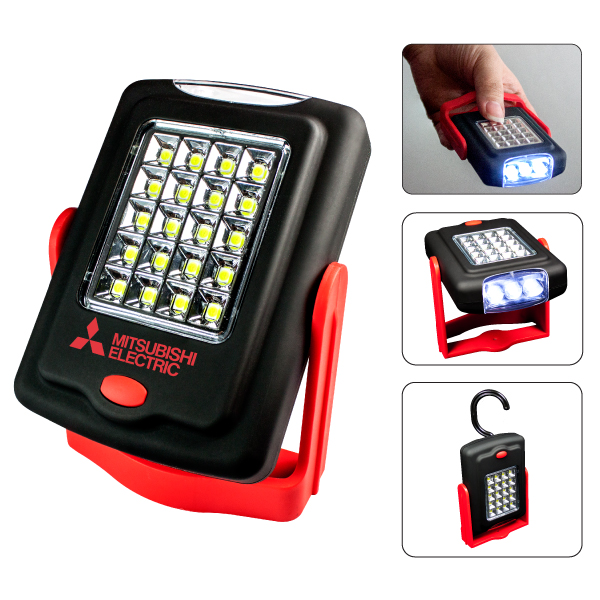 Custom Imprinted Magnetic Work Light With Adjustable Hook