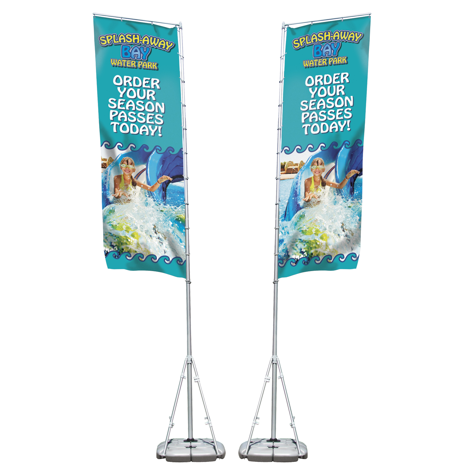 Giant Outdoor Banner Display Kit Double-Sided