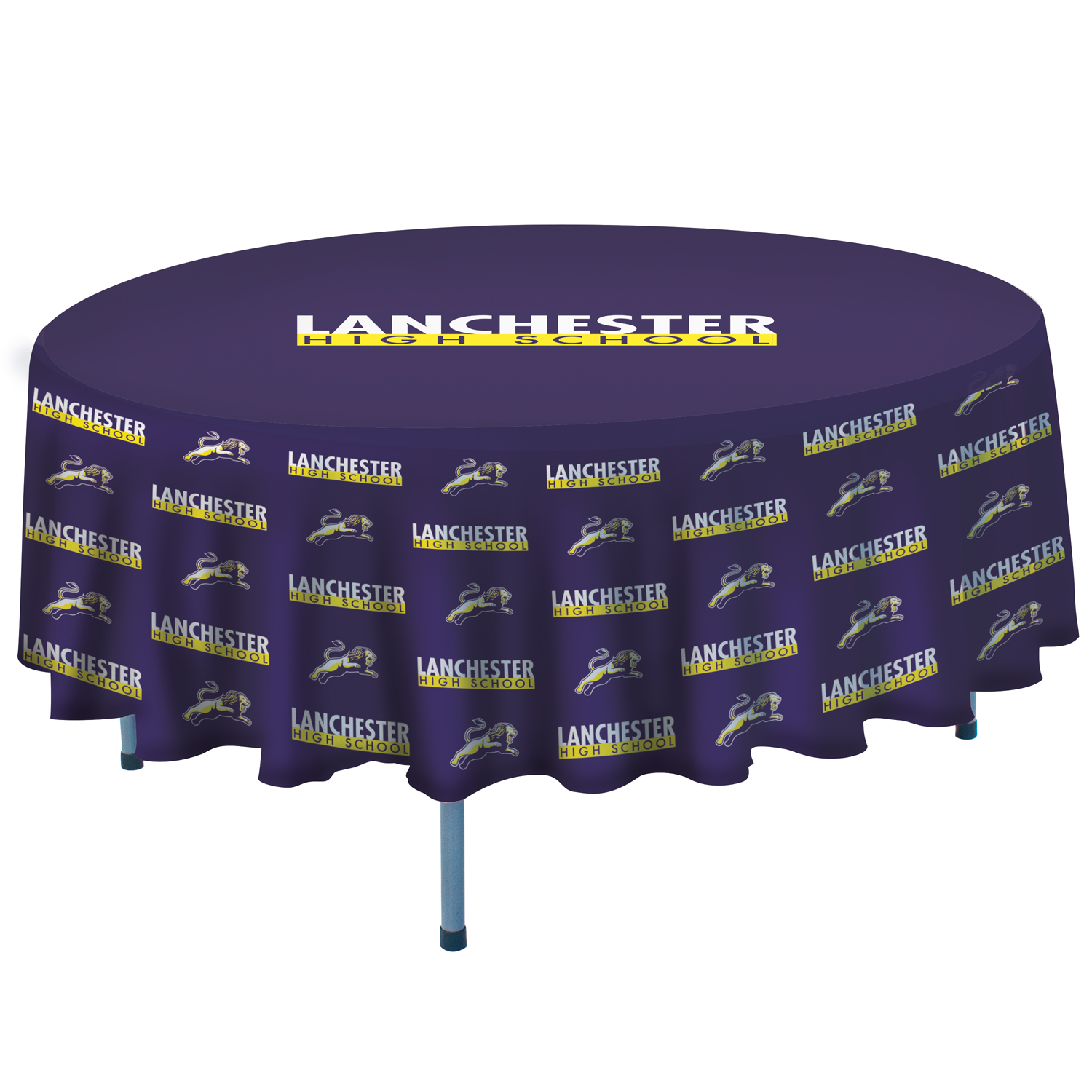 5' Round Table Throw with 19" overhang