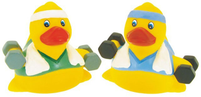 Promotional Workout Rubber Duck