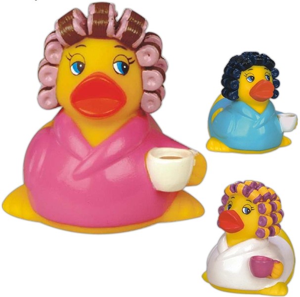 Good Morning Rubber Ducky with Logo