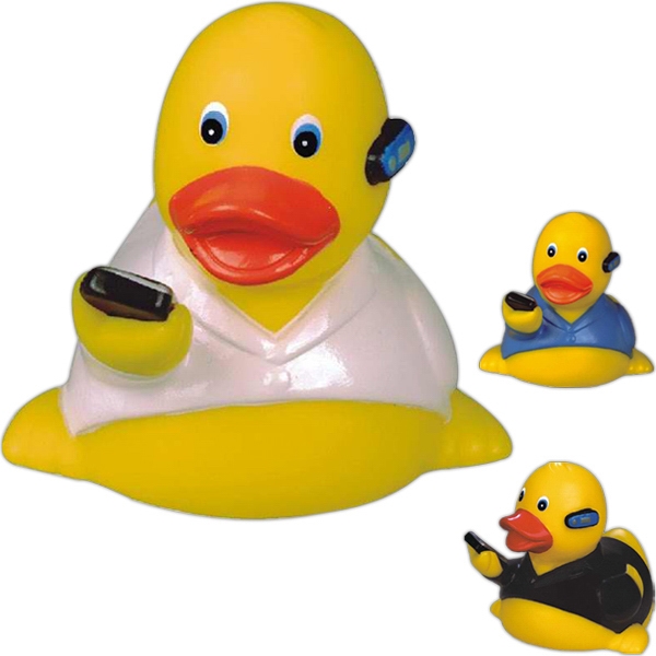 Cell Phone Rubber Duck with Logo