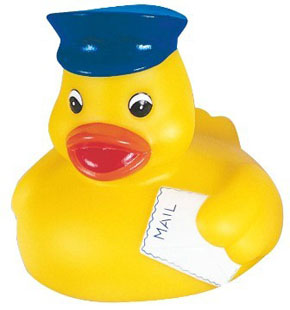 Mailman Rubber Duckwith Logo