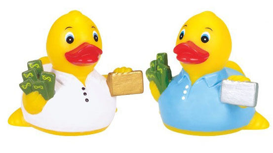 Credit Check Rubber Ducky with Logo