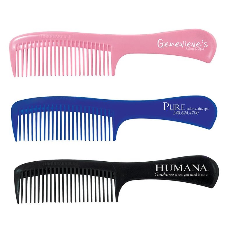 Promotional Combs and Logo Brushes Custom Imprinted