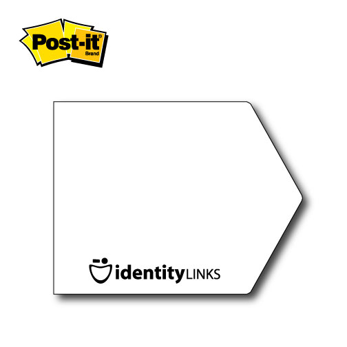 Custom Printed Arrow Shaped Post It Notes | Identity Links