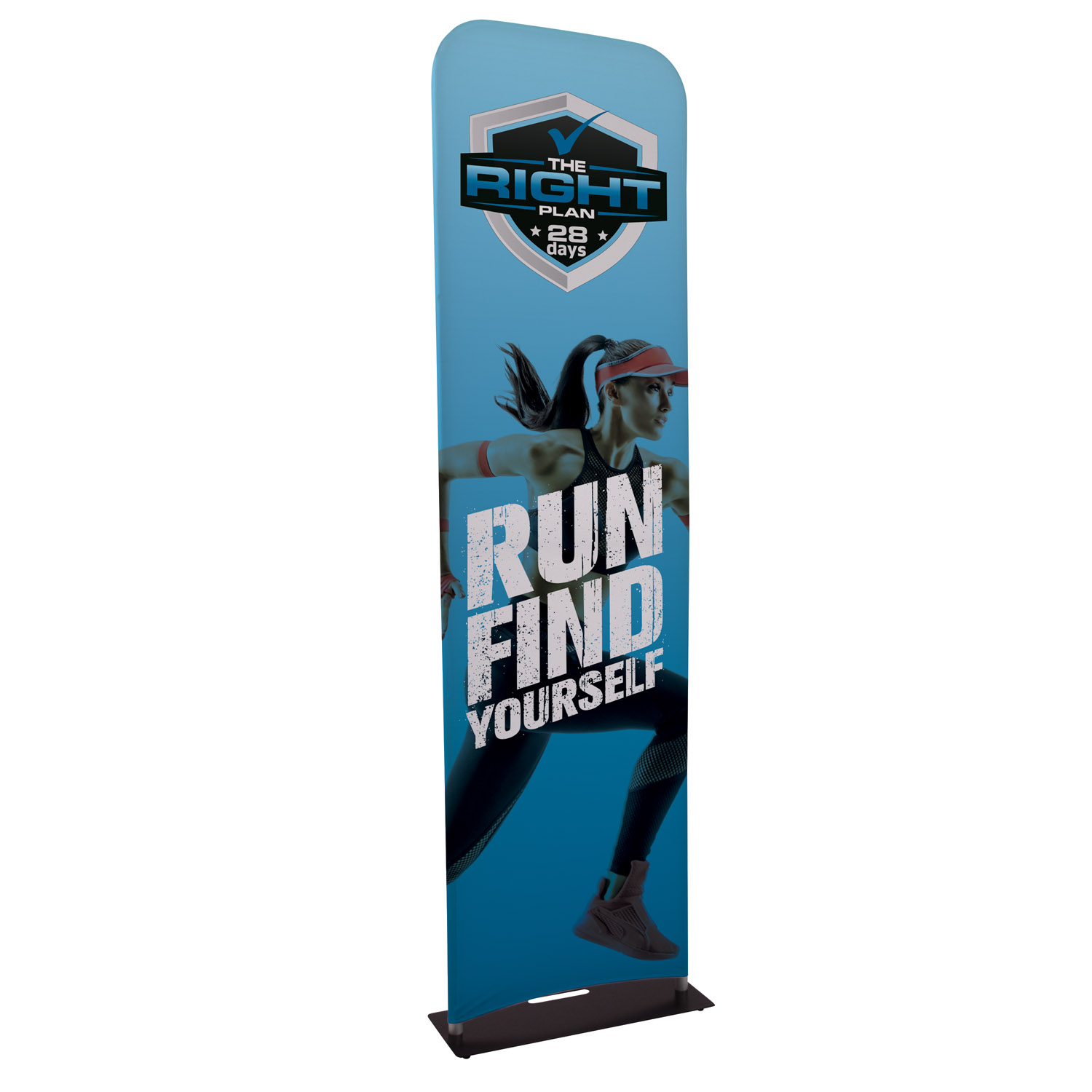 Custom Printed 2' Eurofit Steel Base Wall Kit