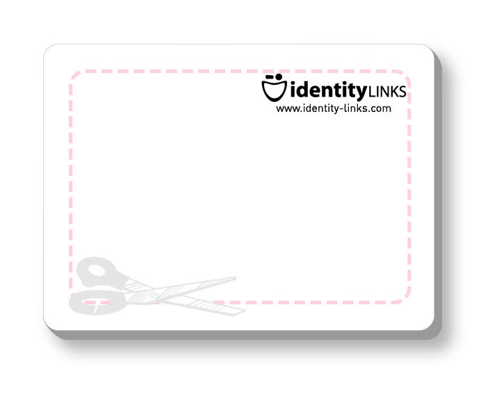 Custom Imprinted 50 Sheet BIC 4 x 3 Rectangle Shaped Adhesive Notepad