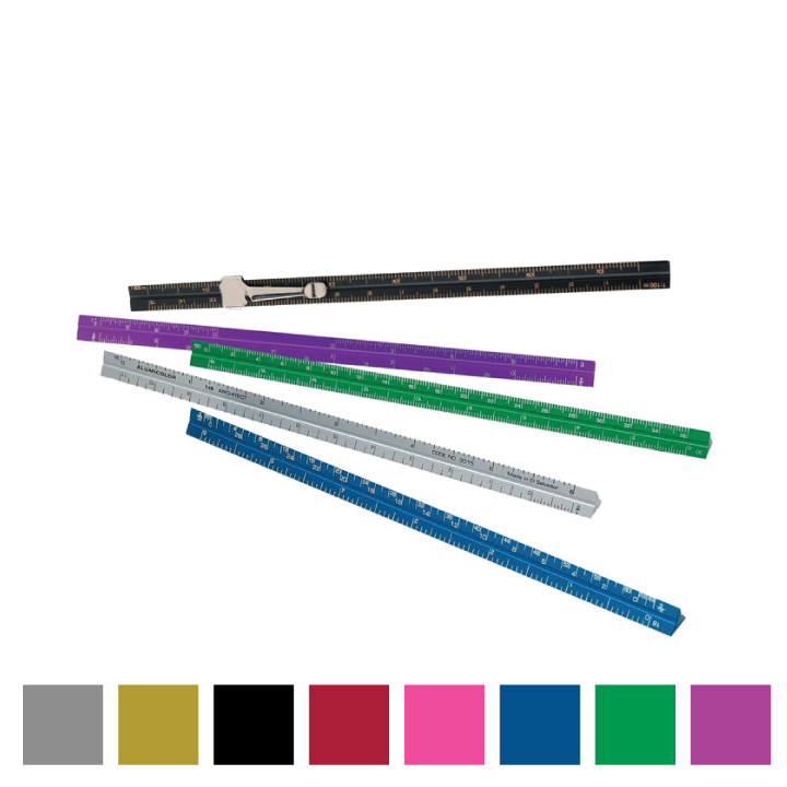 Custom Printed 6 inch Alumicolor Combination Architect/Engineer Pocket ...