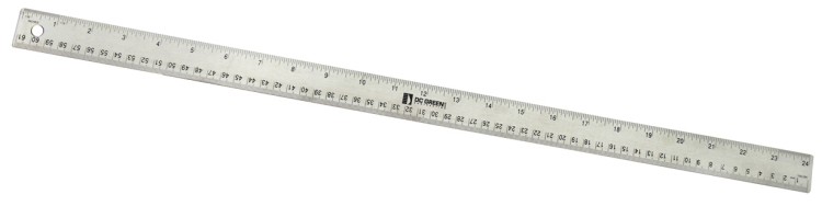 Custom Printed 24 inch Alumicolor Stainless Steel Ruler