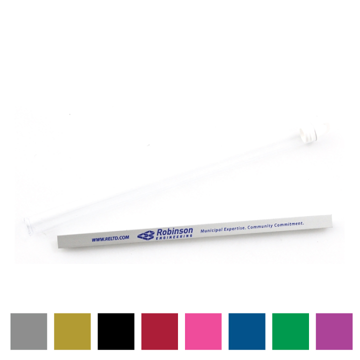 Custom Imprinted 6 inch Alumicolor FLAT SIDE Engineer Pocket Scale Ruler