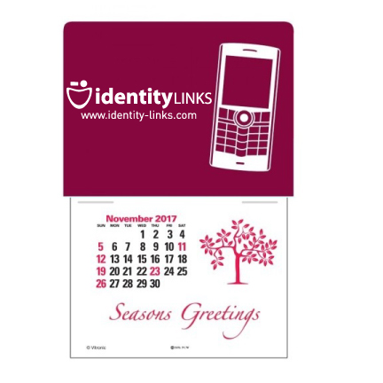 Promotional Mobile Phone Self-Adhesive Calendar
