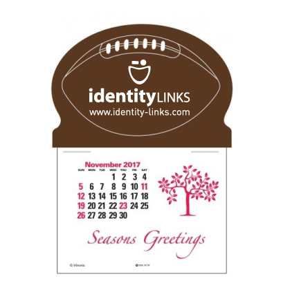 Promotional Football Self-Adhesive Calendar