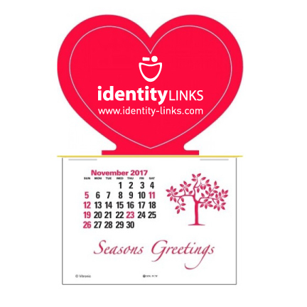 Promotional Heartbeat Self-Adhesive Calendar