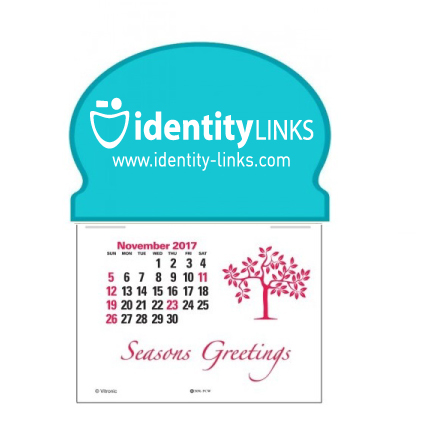 Promotional Oval Self-Adhesive Calendar