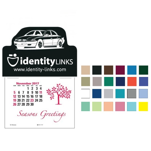 Promotional Imprinted with Car Self-Adhesive Calendar