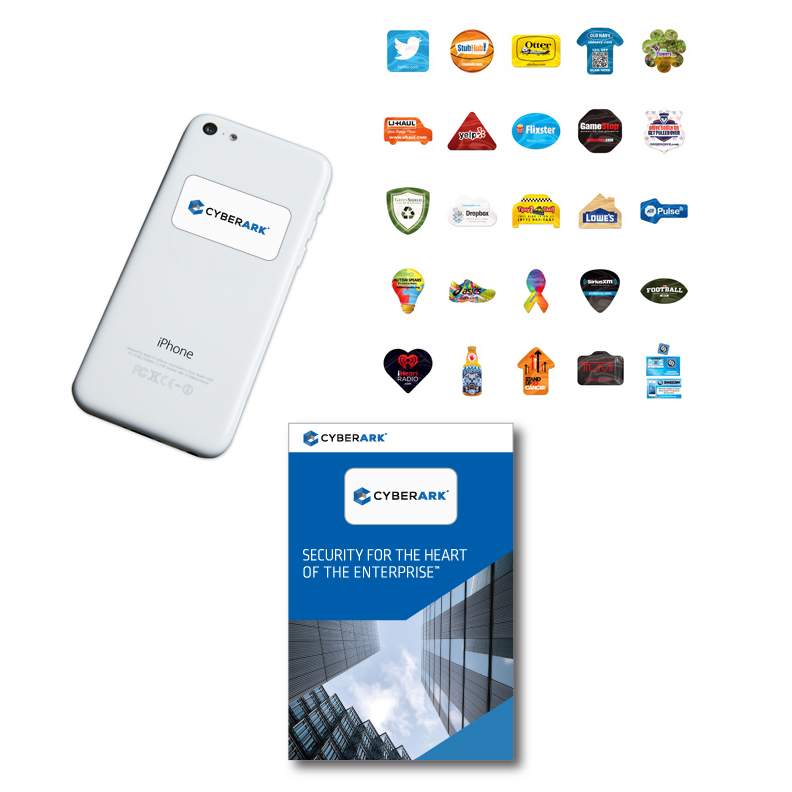 Promotional Digi Adhesive Microfiber Cloth with 4 x 6 Card