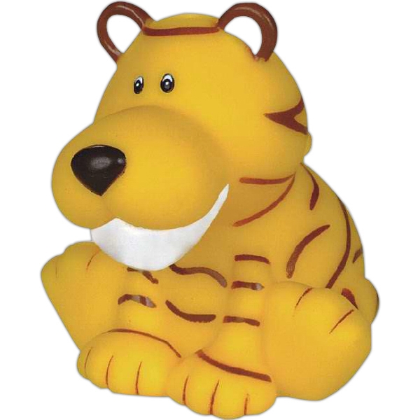 Custom Printed Rubber Tiger Toy