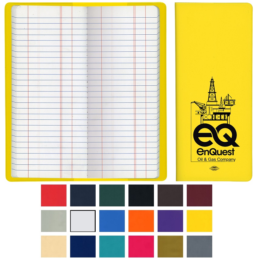 Promotional Royal Oil & Pipe Long Standard Vinyl Tally Book