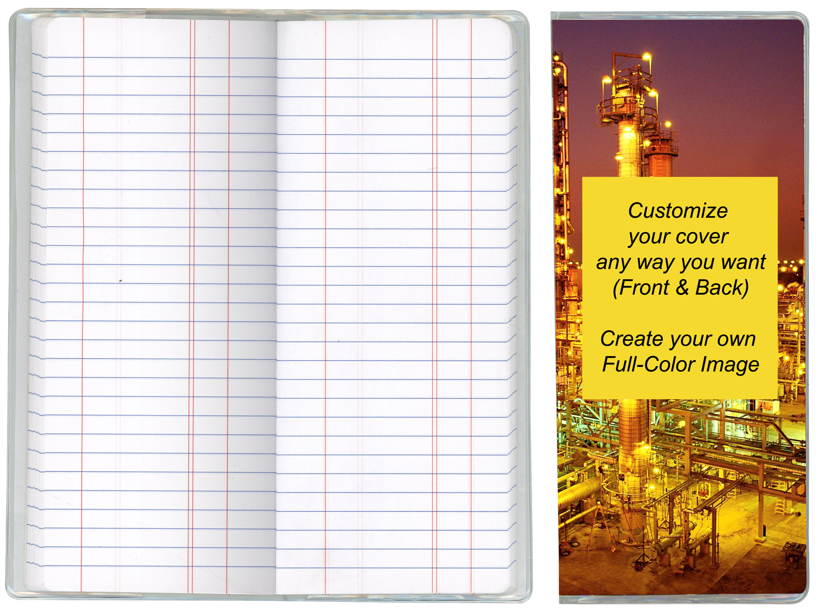 Promotional Oil & Pipe Full Color Tally Book