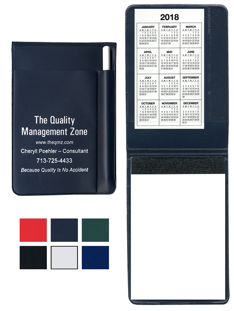 Custom Printed Memo Book With White Pen