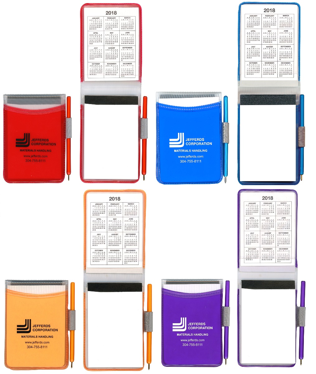Custom Printed Hard Cover Memo Book with Pen