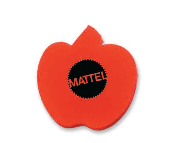 Custom Imprinted Apple Shaped Polymer Eraser