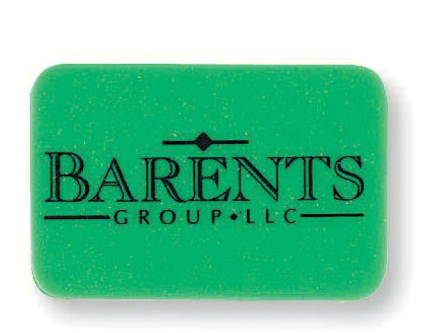 Custom Imprinted Oblong Shaped Polymer Eraser