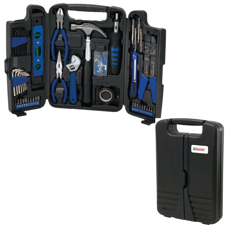 129 Piece Deluxe Household Tool Set with custom logo