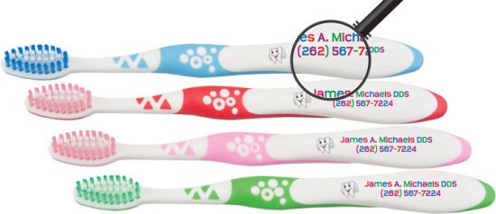 Custom Printed Soft Comfort Grip Tooth Brush