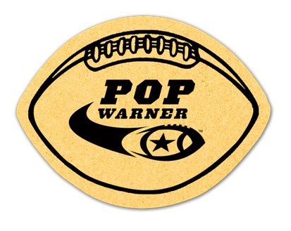 Custom Imprinted Football Shaped Compressed Sponge