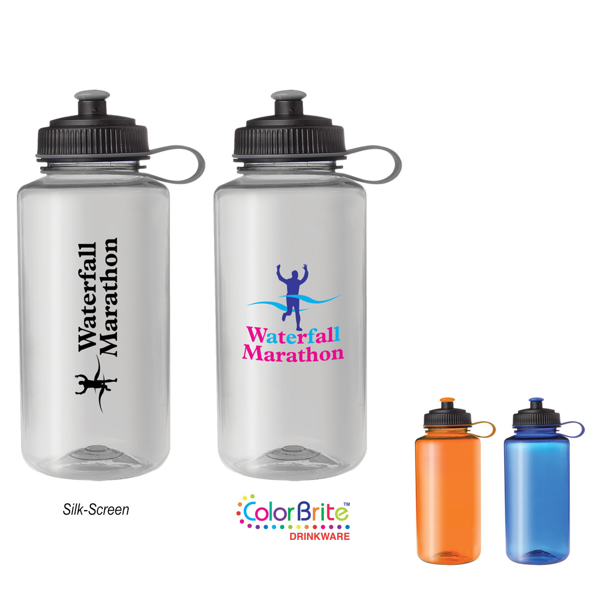Custom Imprinted 33 oz. Translucent Tritan Water Bottle