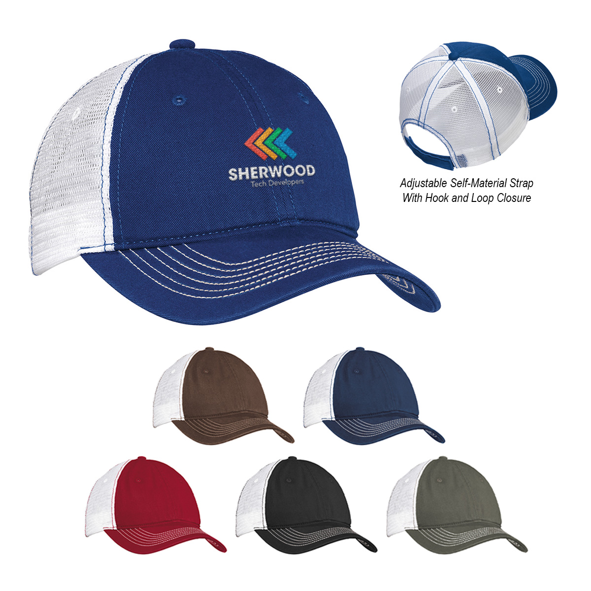 Custom Imprinted District Mesh Back Cap