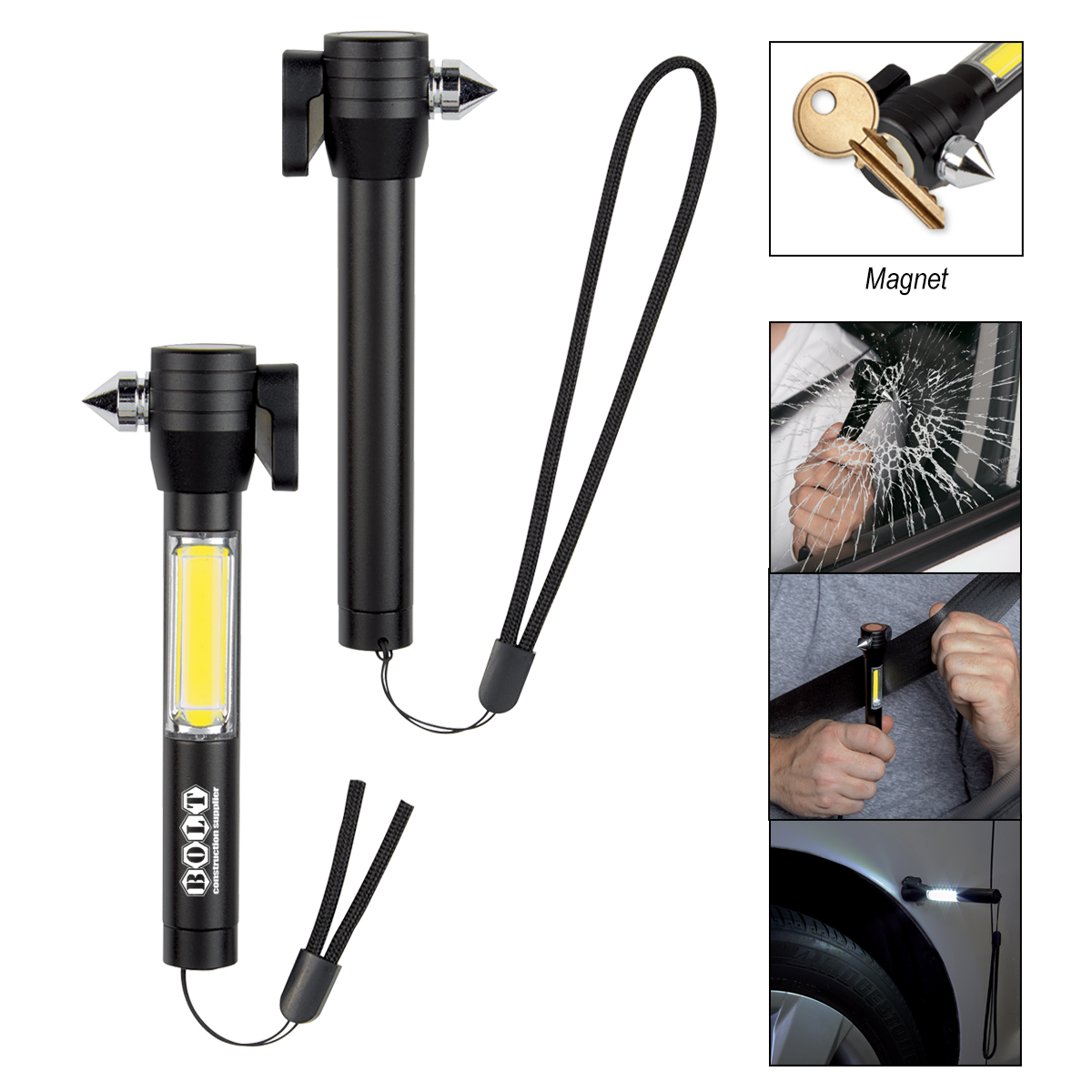 Imprinted Emergency Flashlight Safety Tool