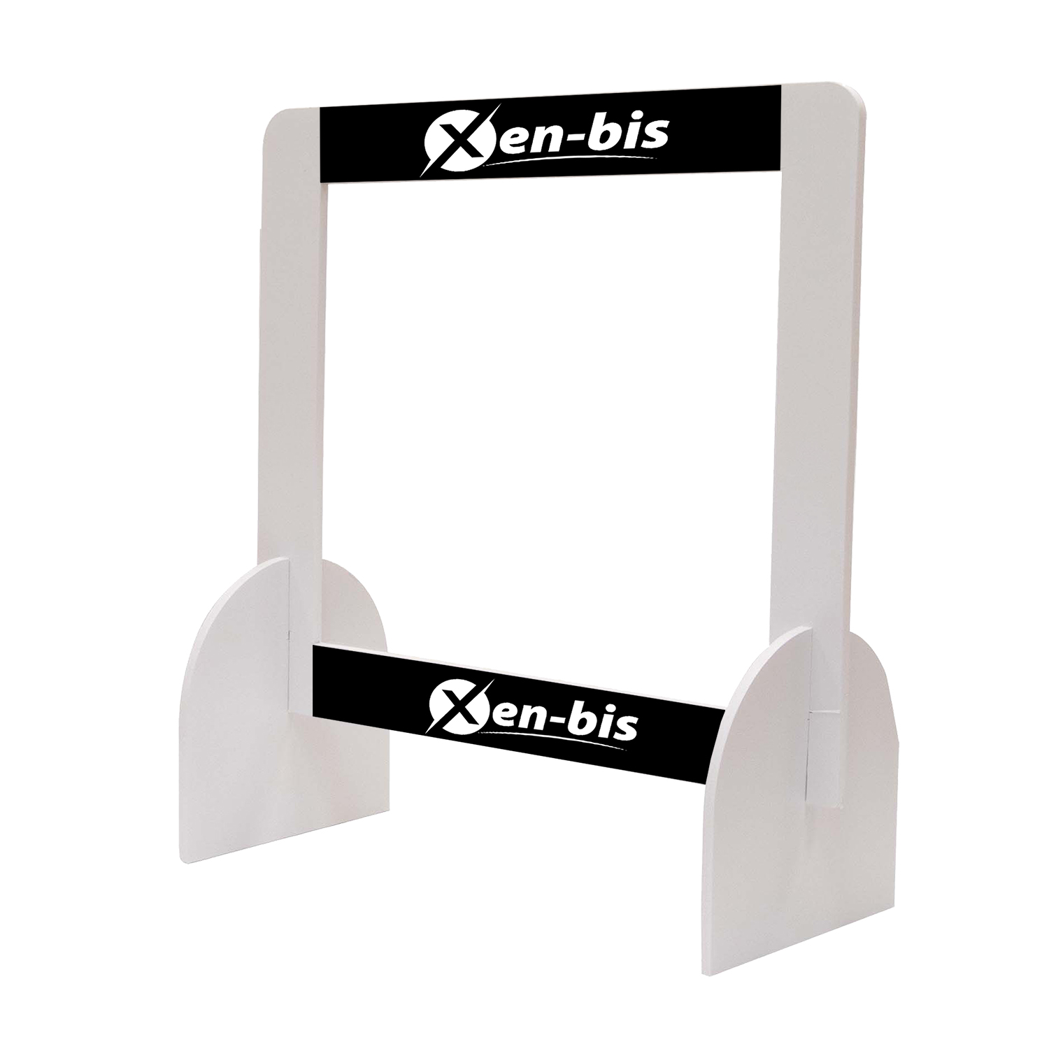 Printed 24" x 24" Protective Counter Barrierwith Logo