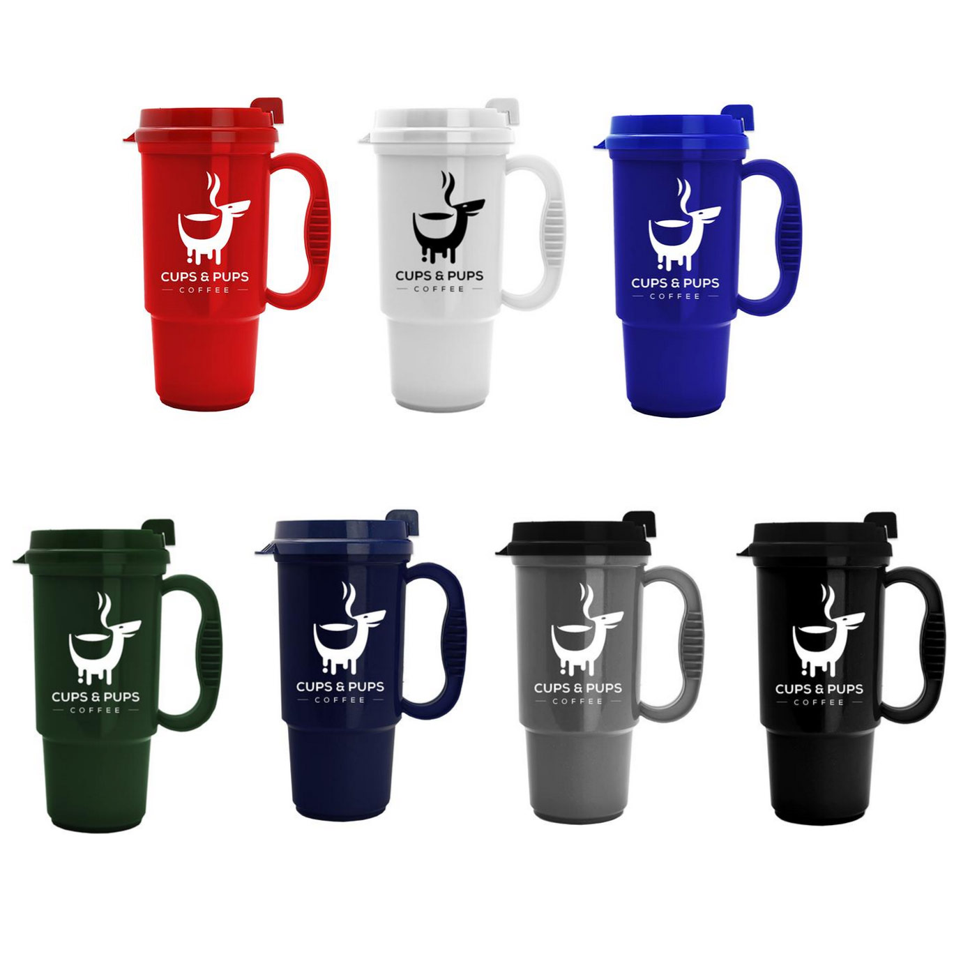Printed 16 oz Insulated Travel Mug