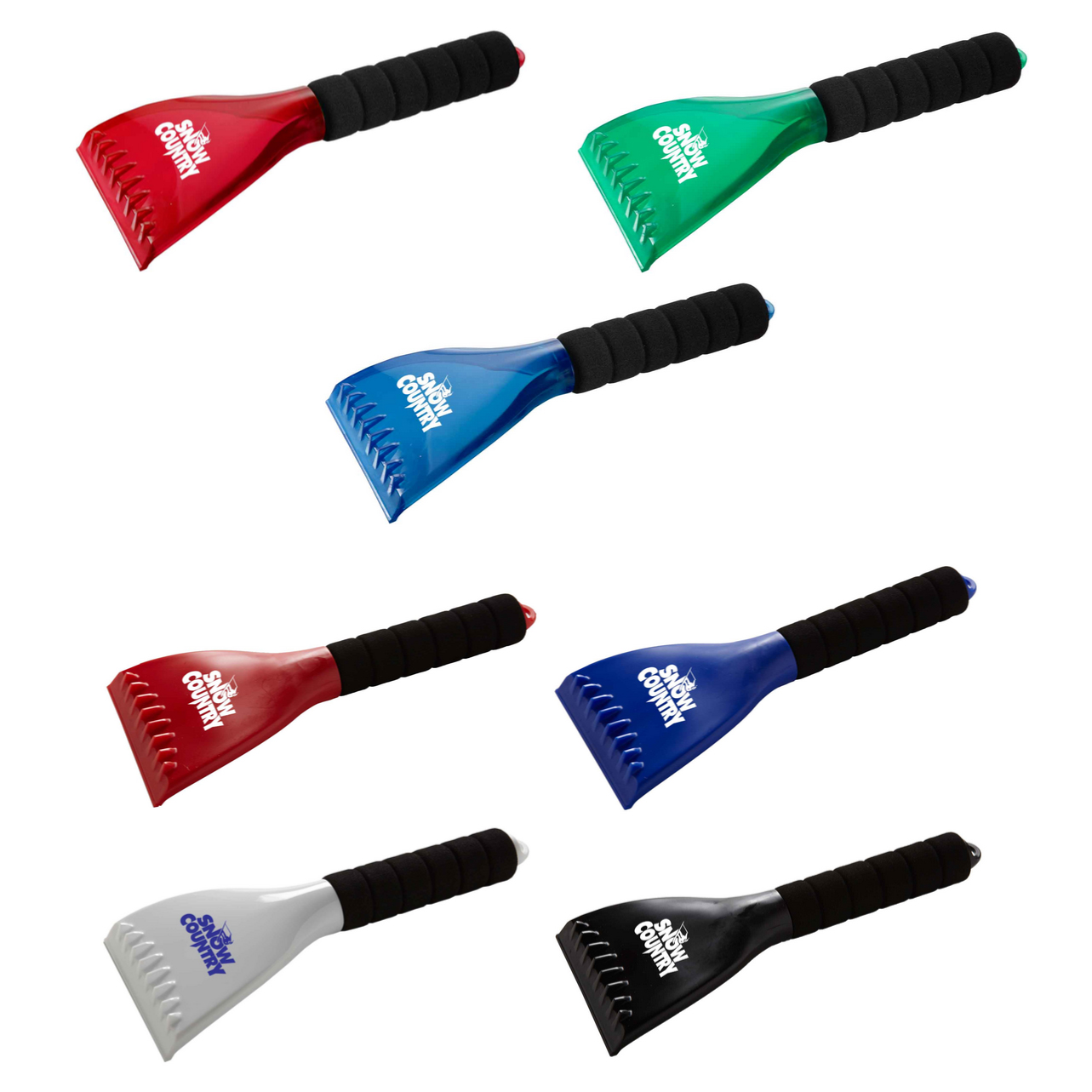Promotional Gripper Ice Scraper with Rubber Handle
