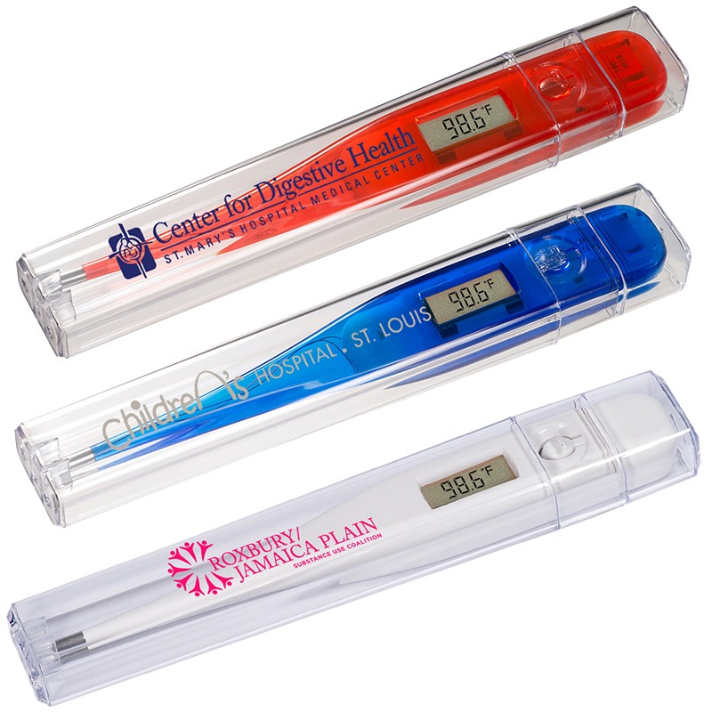 Custom Printed FDA Approved Translucent Digital Thermometer