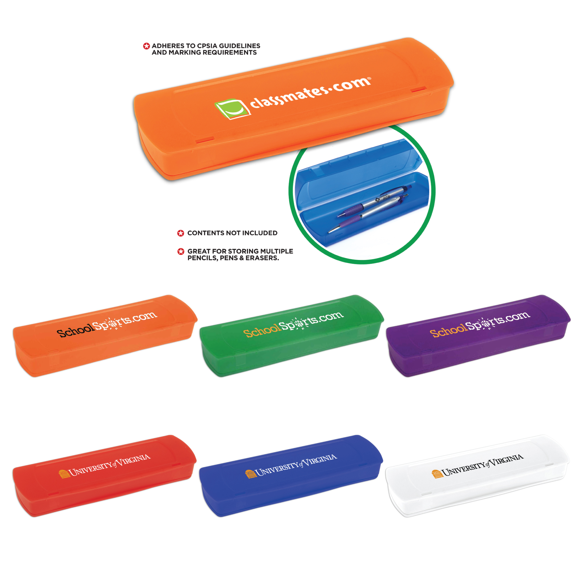 Promotional Sturdy School Supply Case