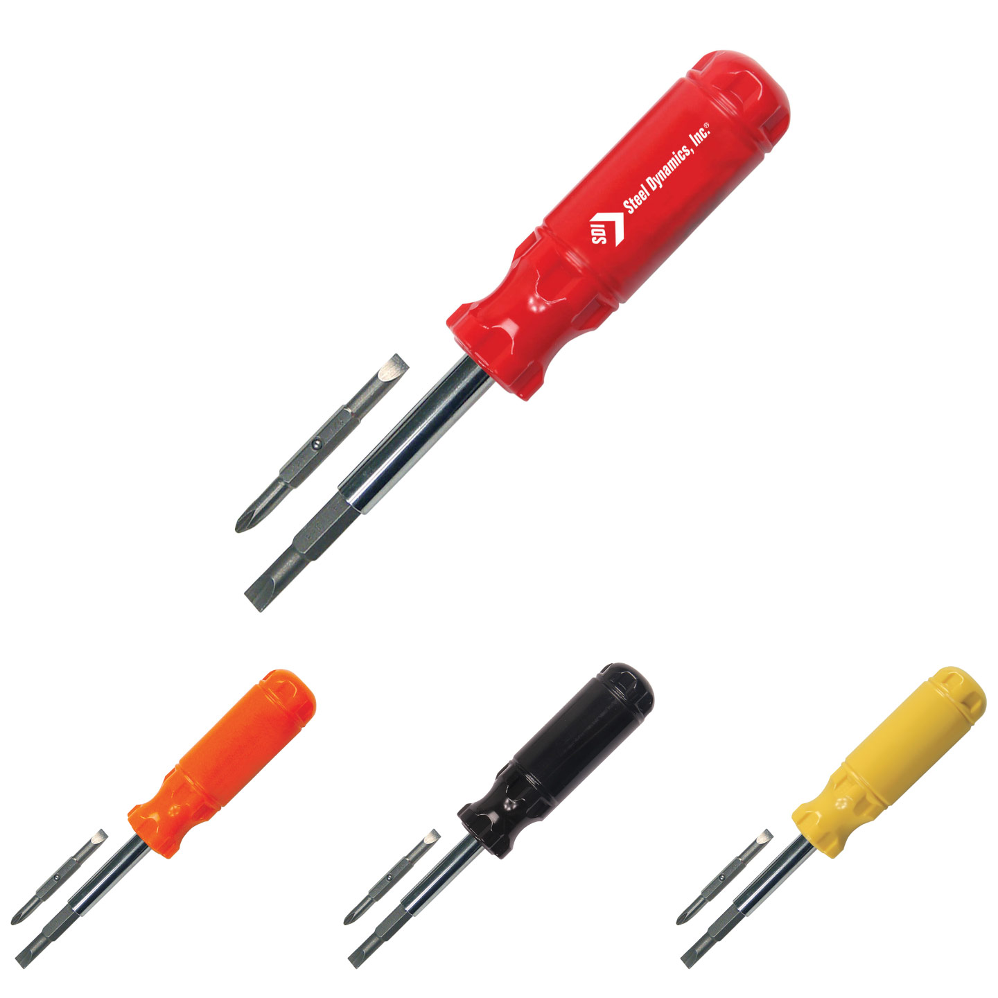 Custom Printed Six In One Screwdriver Multi-Tool