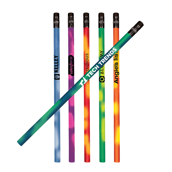 Custom Printed Vibrant Color Changing Mood Pencils