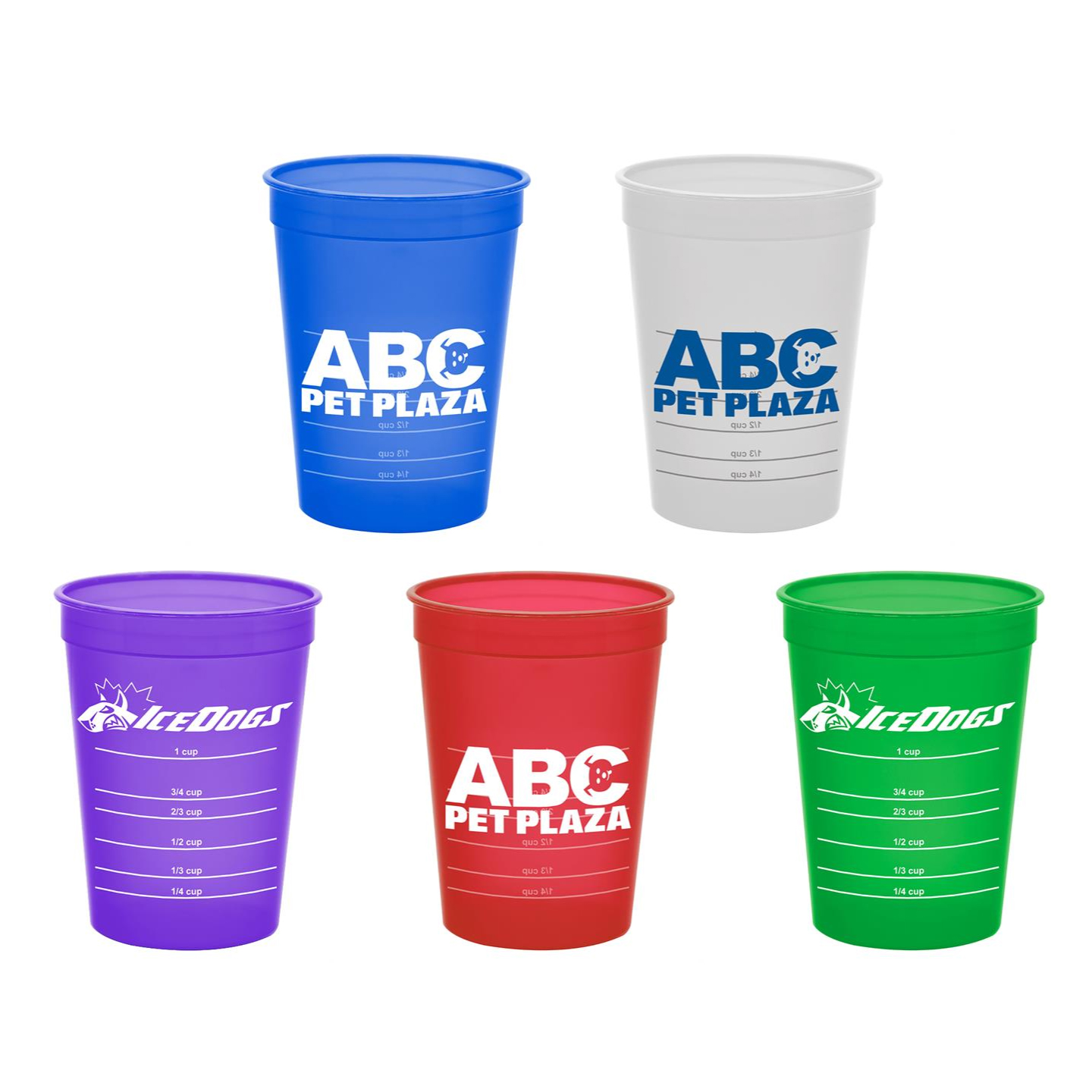 Custom Imprinted 16 oz. Polypropylene Cup with Measures