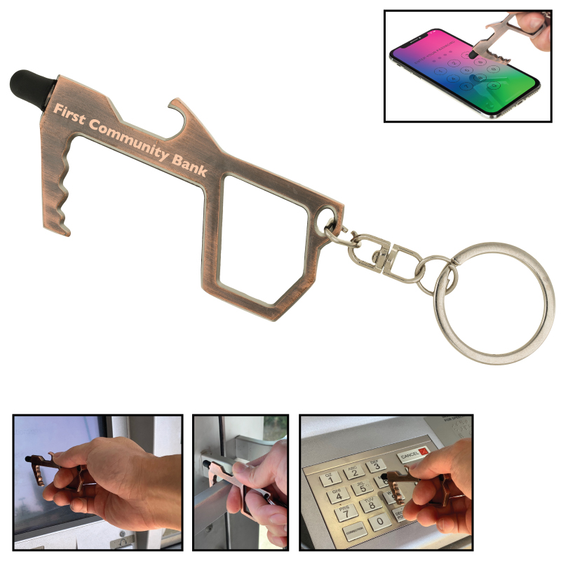 Promo Germ Key w/Stylus Tip & Bottle Opener