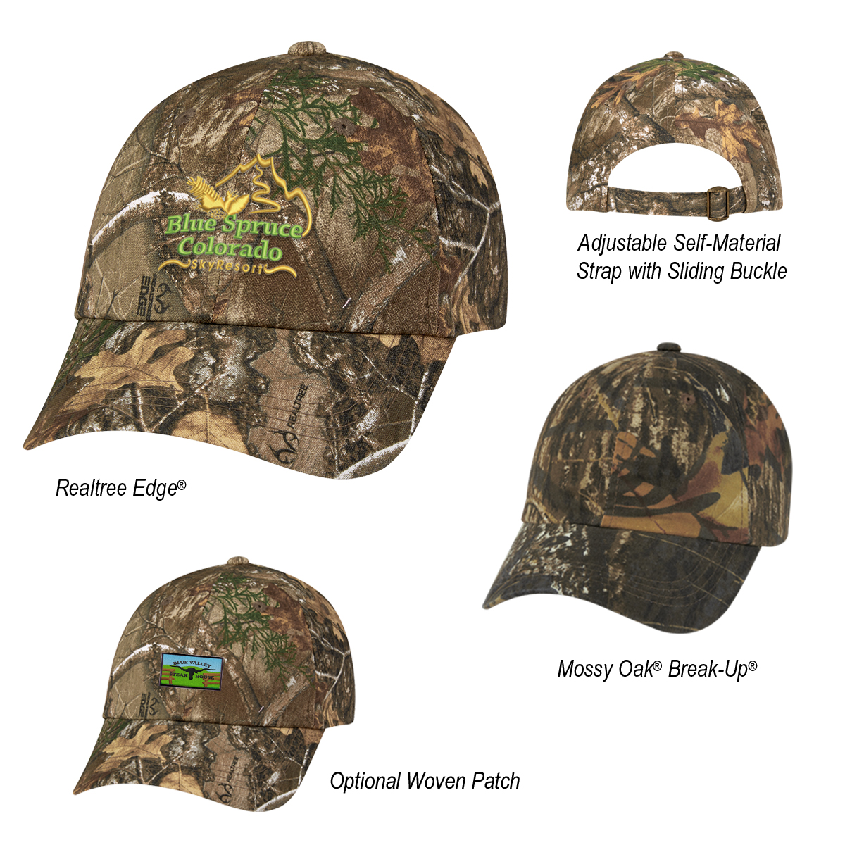 Promo Realtree and Mossy Oak Camouflage Hunter Cap